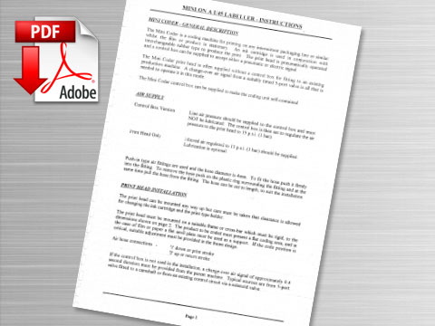 Overprint Mini Coder A U45 Labeller - Machinery World