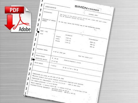 Simon Freres Contistock - Machinery World