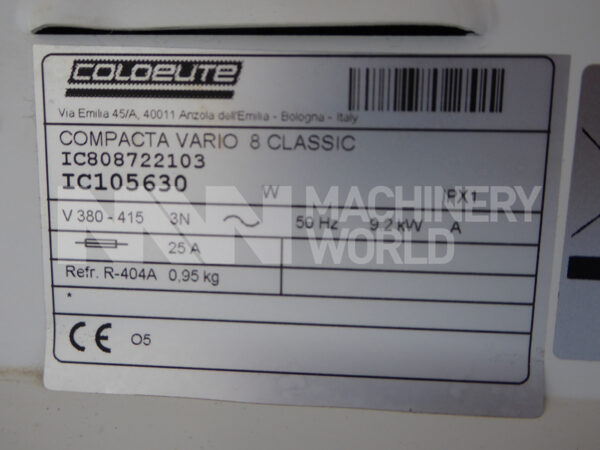 Coldelite Compacta Vario 8 Classic '2-in-1' Ice Cream Machine ...