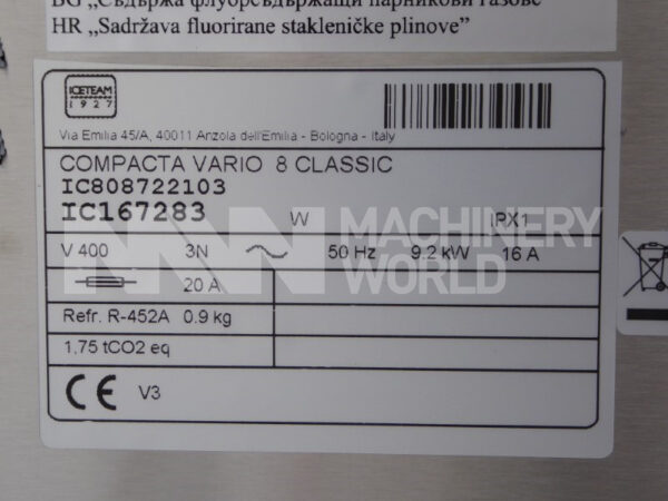 Coldelite Compacta Vario 8 Classic Ice Cream Machine (Ex-Demo ...