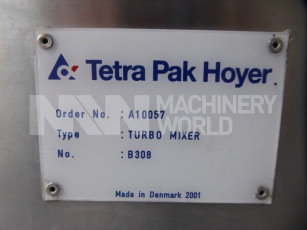 Scanima 1R2S-800 High Sheer Turbo Mixing Vessel - Machinery World