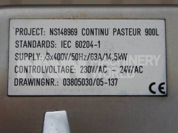 Packo Milk Processing Plant (including ice builder) - 900 L/h ...