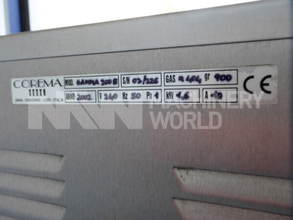 Corema Gamma 200E Ice Cream Vertical Batch Freezer - Machinery World
