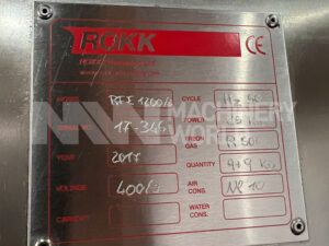 ROKK RFE 1200/2 Ice Cream Continuous Freezer (2017) - Machinery World