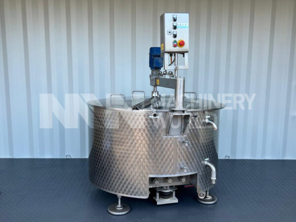 500 Ltr ASTA Stainless Steel Jacketed Circular Cheese Vat - Machinery World