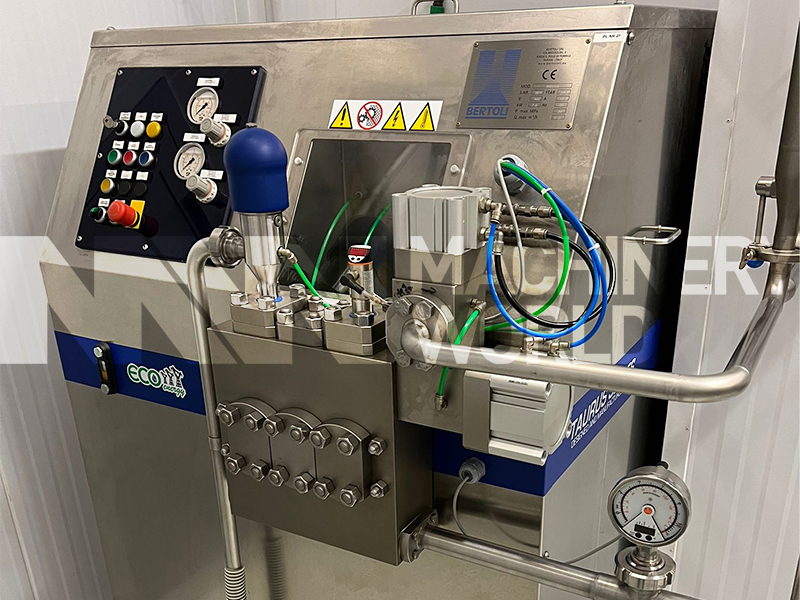 1,200 LPH Bertoli BH31008 (200 Bar) Homogeniser - YOM 2015 - Machinery ...