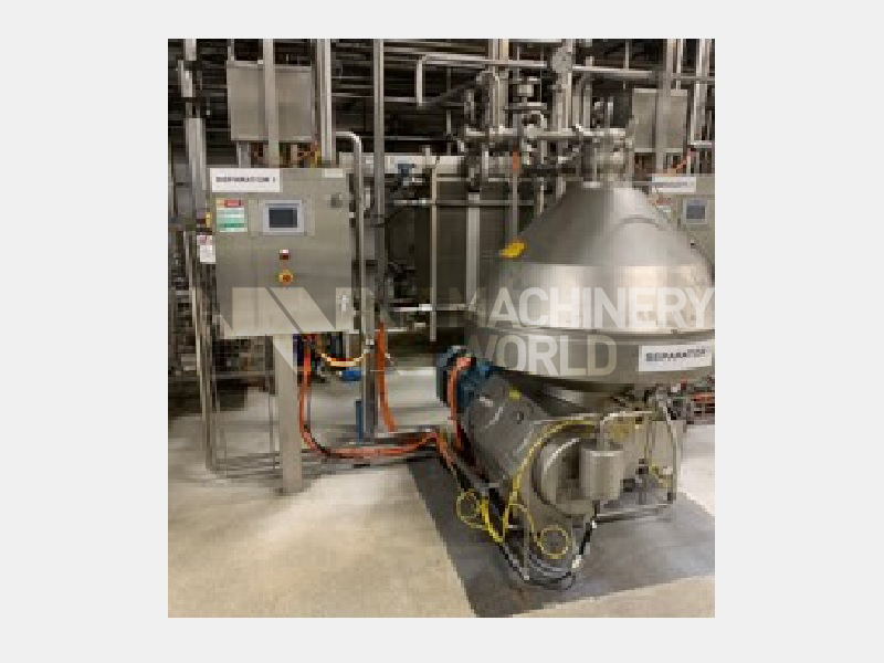 45,000 LPH Alfa Laval Tetra Pak HMRPX 818 HGV 74C Milk Cream Separator ...