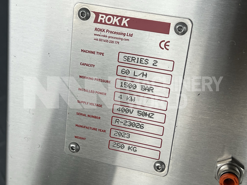 60 LPH ROKK 2-Series Laboratory (1500 Bar) Homogeniser - Brand New ...