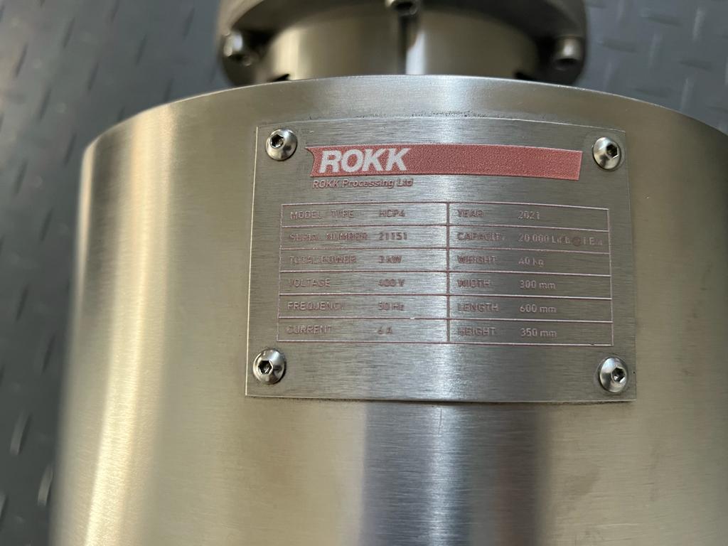 3kw & 20,000 LPH ROKK Processing HCP4 Hygienic Centrifugal Pump - BRAND ...