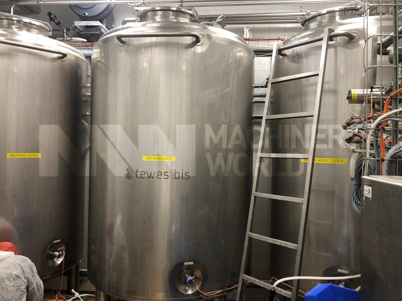 30,000 LPH 4-Tank (3,000L) & 2-Channel Automatic CIP System Plant (Year ...