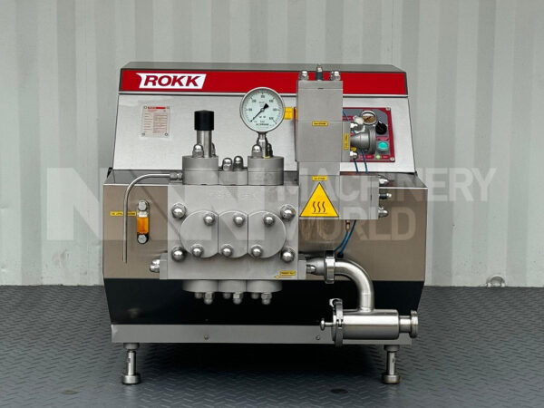 500 LPH ROKK 3-Series (250 Bar) & 2-Stage Homogeniser (Year 2021 ...