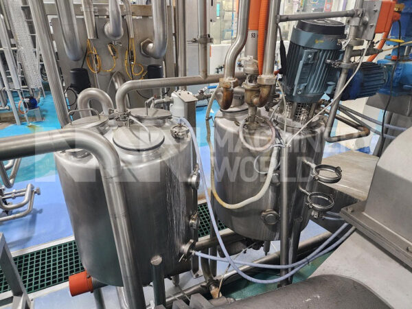 5,000kg per hour APV Pasilac HCT2 Continuous Butter Churn with Pattyn ...
