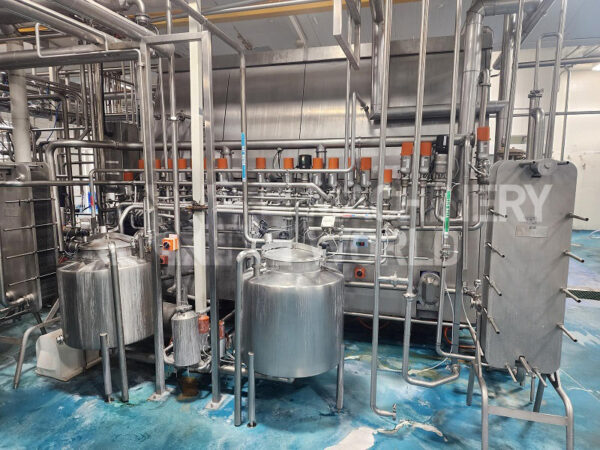 5,000kg per hour APV Pasilac HCT2 Continuous Butter Churn with Pattyn ...