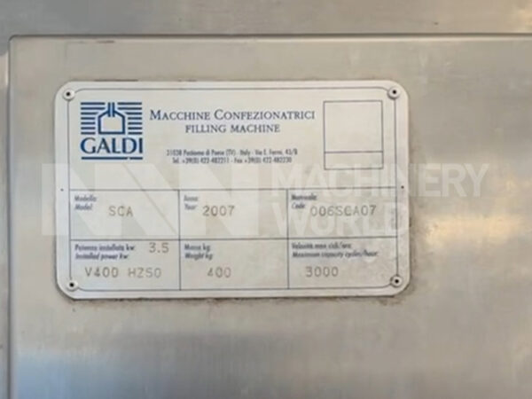 250ml to 1 Litre Galdi RG50 Automatic Gable Top ESL Carton Filling ...