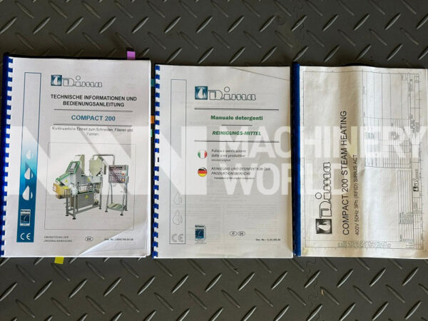 200kg per hour Dima Compact 200 Mozzarella Cooker Stretcher Moulder ...