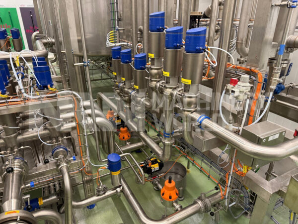 Tetra Pak 4-Tank (10,180 Ltr each) 3-Channel Automatic CIP System (Year ...