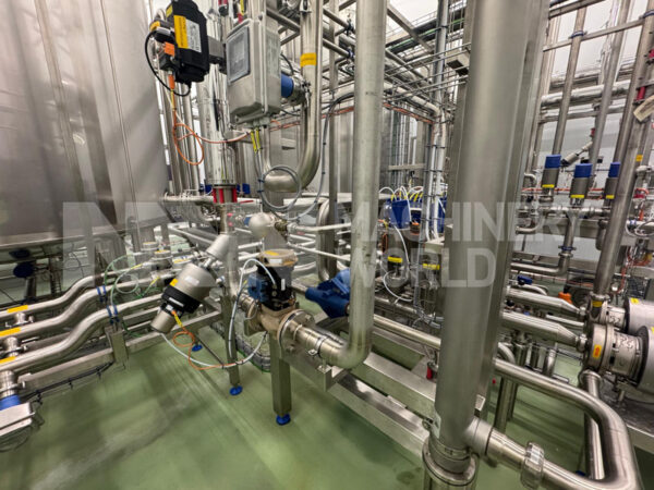 Tetra Pak 4-Tank (10,180 Ltr each) 3-Channel Automatic CIP System (Year ...