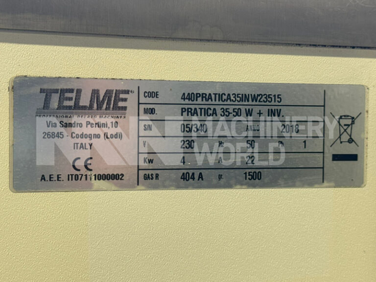 Telme Pratica 35-50 Ice Cream Batch Freezer (Year 2018) *Single Phase ...