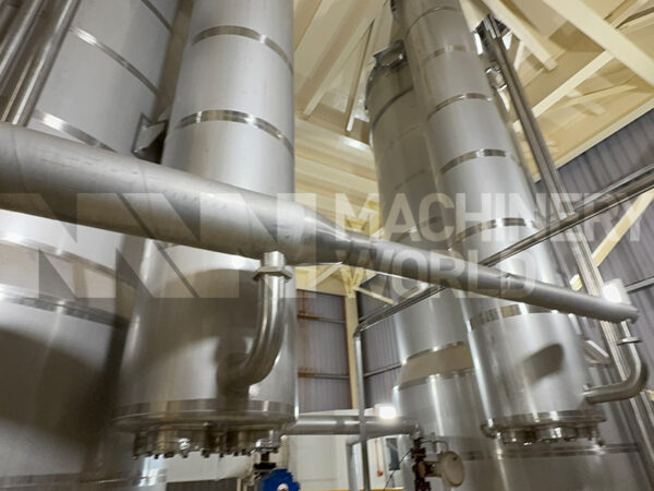 69,700kg per hour (71,781 LPH) GEA Niro MVR Evaporator with TVR ...