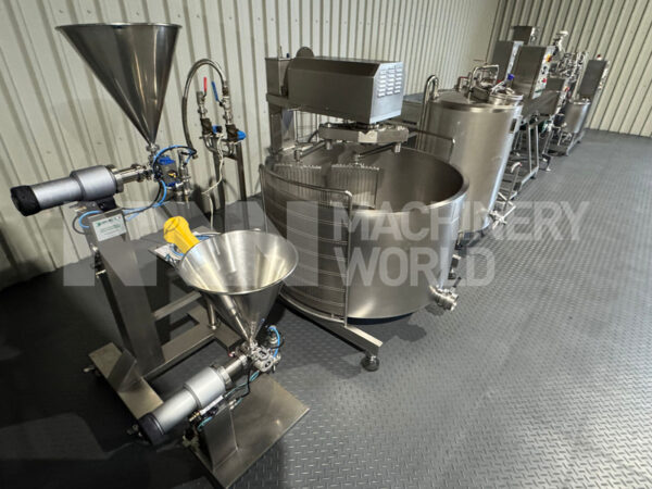 Tecnolat Small Scale Mozzarella Burrata Stracciatella Cheese Production ...